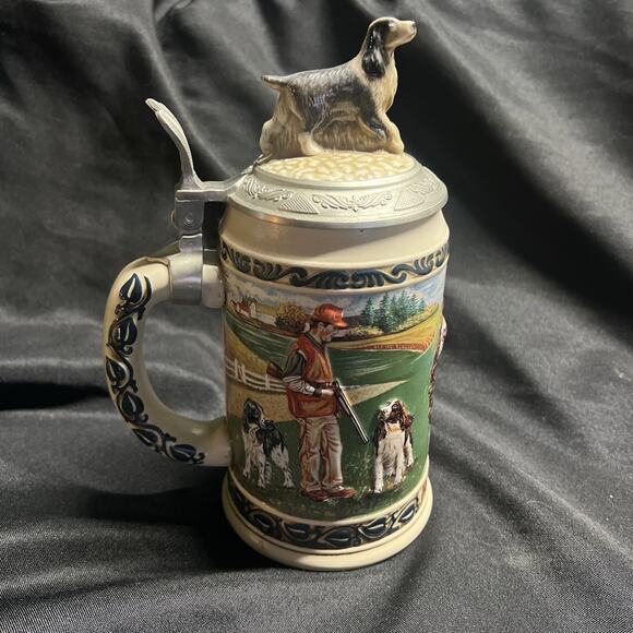 Budweiser | Kitchen | Vintage Budweiser Hunters Companion Beer Stein ...